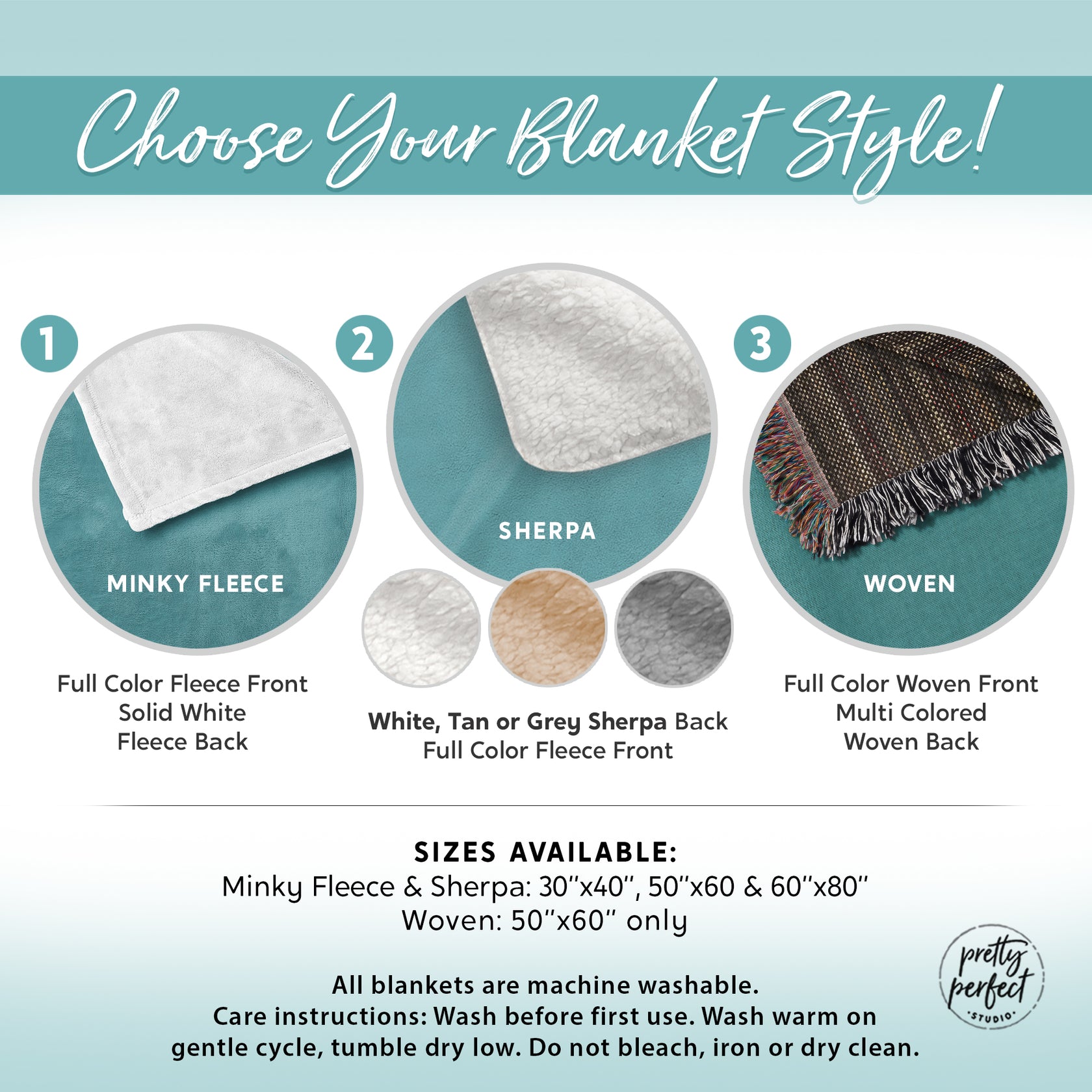 Custom Thin Gold Line Blanket for Dispatchers – Pretty Perfect Studio