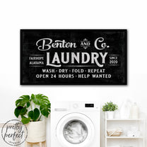Custom Laundry Room Sign – Pretty Perfect Studio