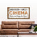 Custom Home Movie Theater Sign – Pretty Perfect Studio