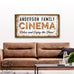 Custom Home Movie Theater Sign – Pretty Perfect Studio