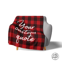Custom Text Blankets Personalized Fleece Throw Blankets with Names ...
