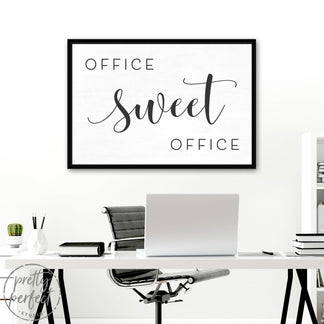 Office Sweet Office Sign – Pretty Perfect Studio