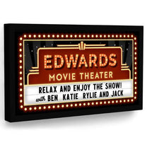 Personalized Movie Theater Sign – Pretty Perfect Studio