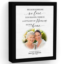 Sympathy Gift Personalized, Memorial Wall Art, In Loving Memory For Mo ...